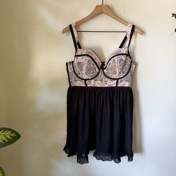 torrid | Intimates & Sleepwear | Torrid Lace Underwire Babydoll ...